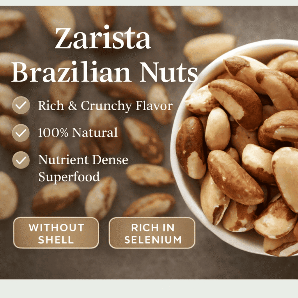 Zarista Luxury Brazil Nuts – Handpicked Jumbo Whole Kernels – 100% ...